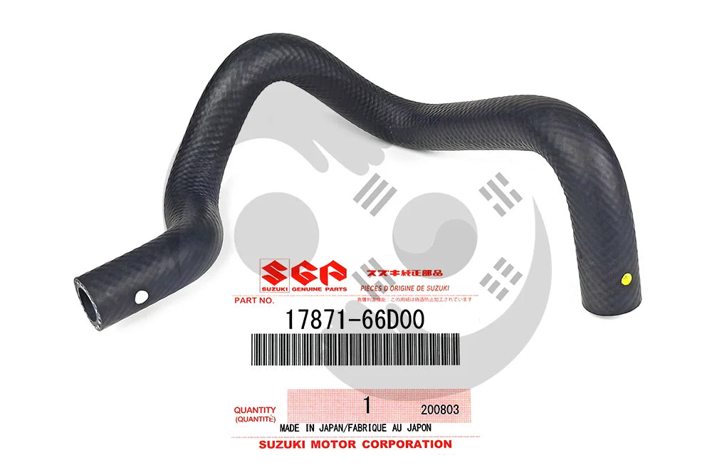 NEW Genuine Suzuki GV 1.6 Cooling Matrix Rubber Hose INLET 17871-66D00 ...